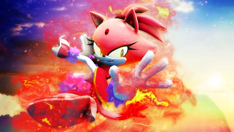 Burning Blaze render I made | Fandom