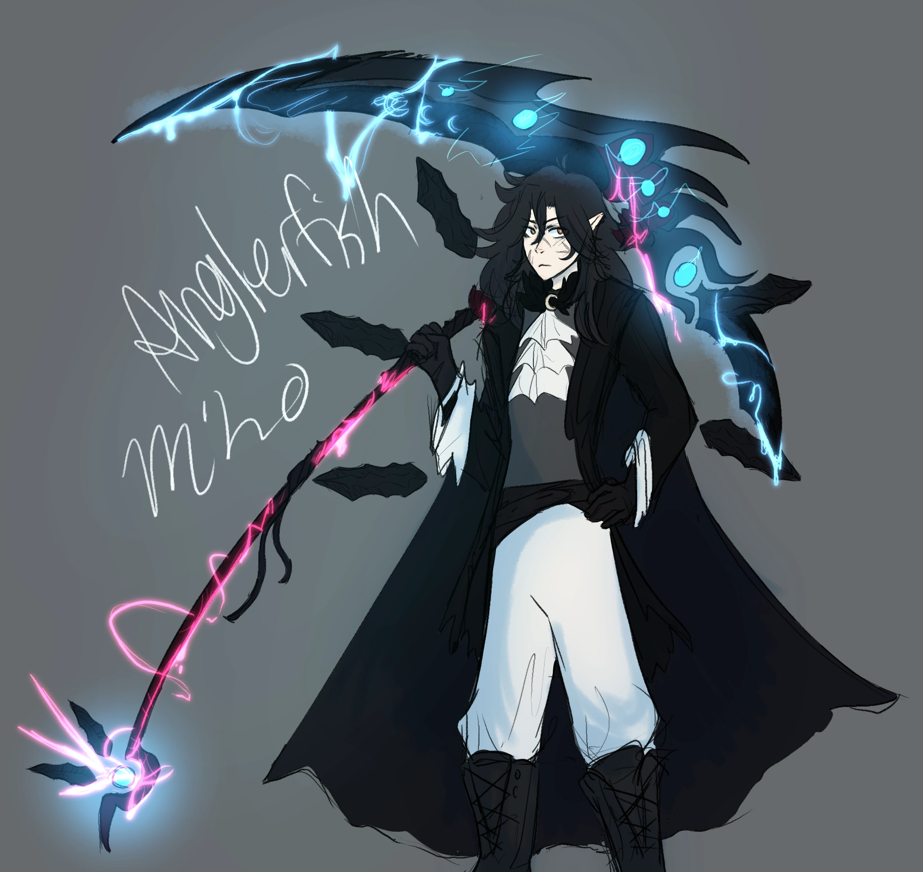emo kid with scythe oh nooooooo (yes its a repost) | Fandom