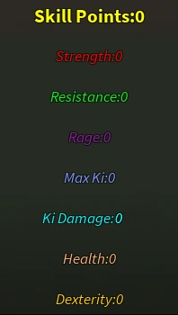 Stats | Dragon Ball Infinity Saga Wiki | Fandom