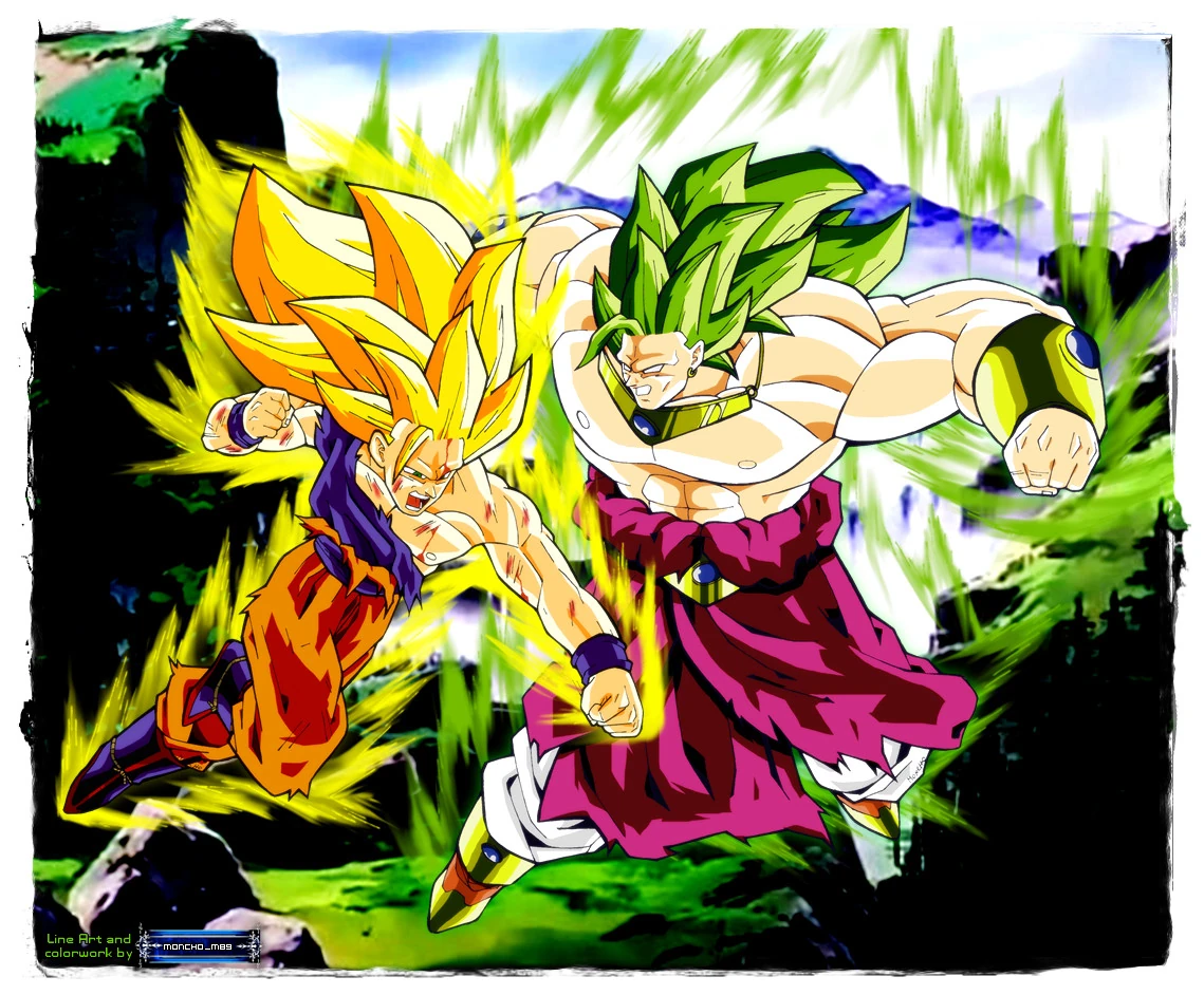 Vegito Ssj3 Vs Broly