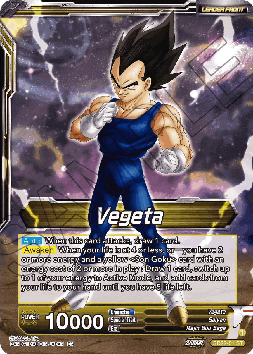 SD22-01 - Vegeta | DBS CG Wiki | Fandom