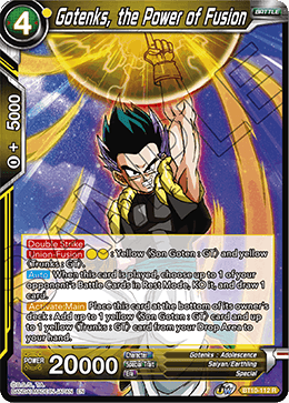BT10-112 - Gotenks, the Power of Fusion | DBS CG Wiki | Fandom