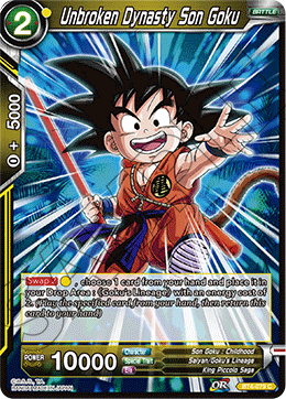 BT4-079 - Unbroken Dynasty Son Goku | DBS CG Wiki | Fandom