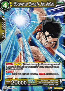 BT4-083 - Discovered Dynasty Son Gohan | DBS CG Wiki | Fandom