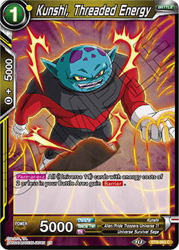 BT9-063 - Kunshi, Threaded Energy | DBS CG Wiki | Fandom