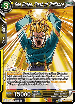 BT10-101 - Son Goten, Flash of Brilliance | DBS CG Wiki | Fandom