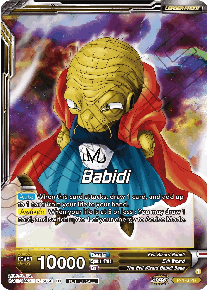P-476 - Babidi | DBS CG Wiki | Fandom