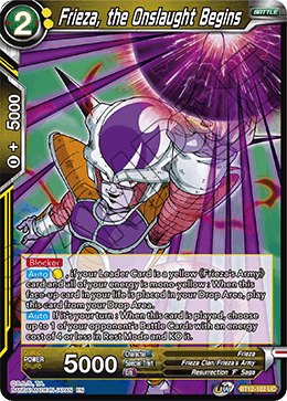 BT12-102 - Frieza, the Onslaught Begins | DBS CG Wiki | Fandom
