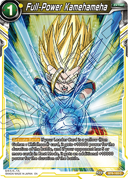 BT6-103 - Full-Power Kamehameha | DBS CG Wiki | Fandom