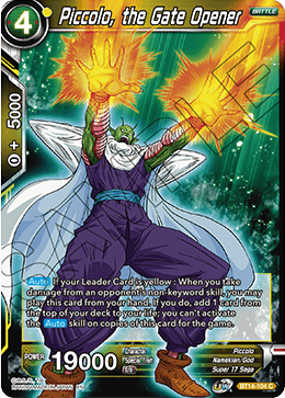 BT14-104 - Piccolo, the Gate Opener | DBS CG Wiki | Fandom