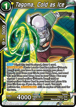 BT12-106 - Tagoma, Cold as Ice | DBS CG Wiki | Fandom
