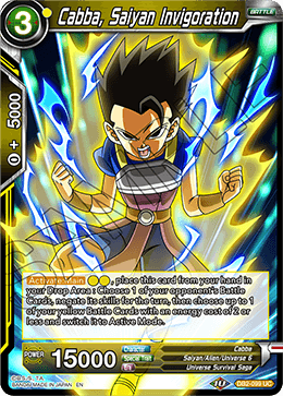 DB2-099 - Cabba, Saiyan Invigoration | DBS CG Wiki | Fandom