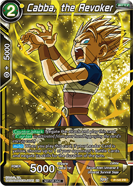 P-141 - Cabba, the Revoker | DBS CG Wiki | Fandom