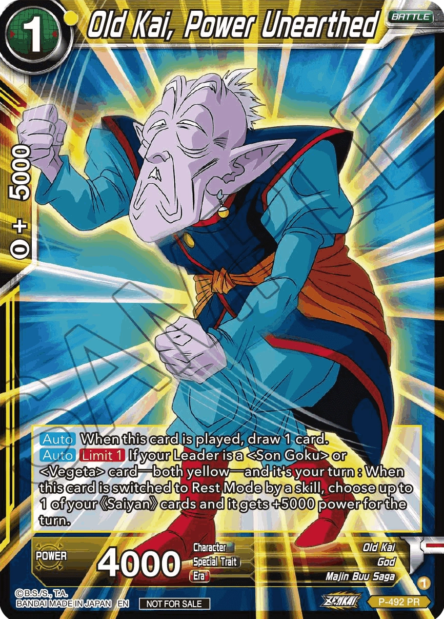 P-492 - Old Kai, Power Unearthed | DBS CG Wiki | Fandom