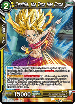 BT9-062 - Caulifla, the Time Has Come | DBS CG Wiki | Fandom