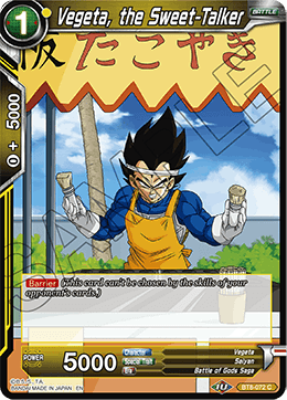 BT8-072 - Vegeta, the Sweet-Talker | DBS CG Wiki | Fandom
