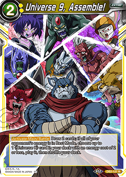 DB2-127 - Universe 9, Assemble! | DBS CG Wiki | Fandom