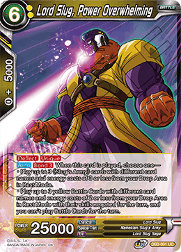 DB3-091 - Lord Slug, Power Overwhelming | DBS CG Wiki | Fandom