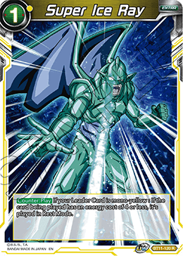 BT11-120 - Super Ice Ray | DBS CG Wiki | Fandom