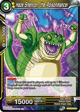 BT10-118 - Haze Shenron, the Poisonmancer | DBS CG Wiki | Fandom