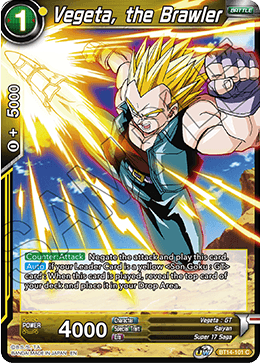 BT14-101 - Vegeta, the Brawler | DBS CG Wiki | Fandom