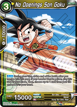 BT3-090 - No Openings Son Goku | DBS CG Wiki | Fandom