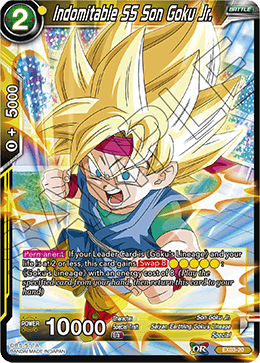 EX03-20 - Indomitable SS Son Goku Jr. | DBS CG Wiki | Fandom