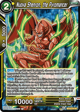BT12-110 - Nuova Shenron, the Pyromancer | DBS CG Wiki | Fandom
