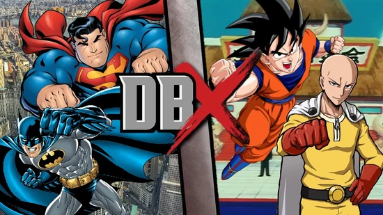 Superman and Batman vs Goku and Saitama | DBX Fanon Wikia | Fandom