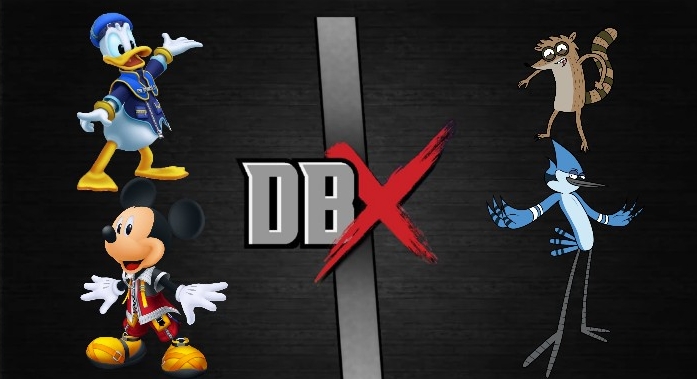 Donald And Mickey Vs Mordecai And Rigby Dbx Fanon Wikia Fandom