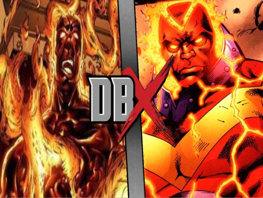 Molten Man vs Red Volcano | DBX Fanon Wikia | Fandom