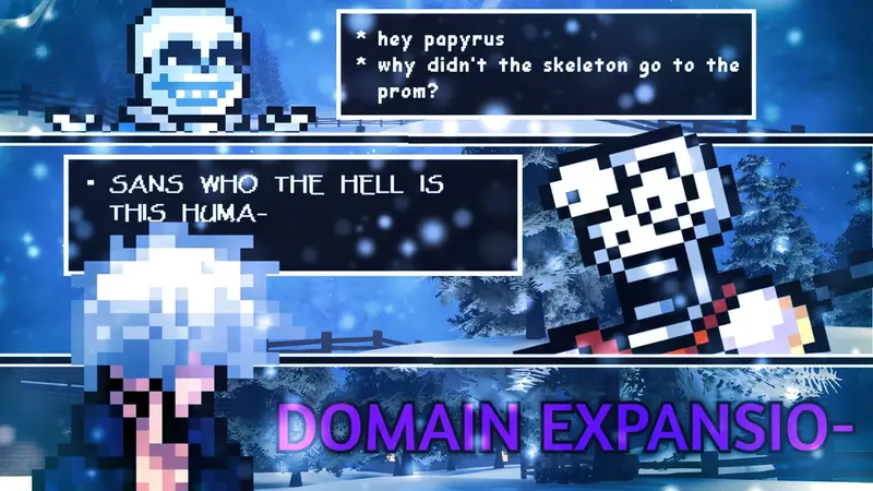 Satoru Gojo vs Sans The Skeleton | DBX Fanon Wikia | Fandom