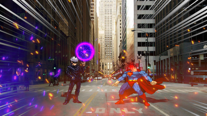 Gojo Vs Superman Dbx Fanon Wikia Fandom