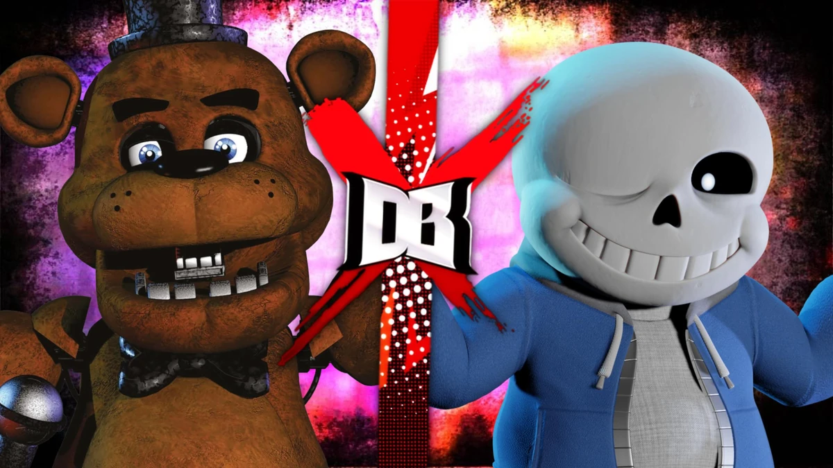 Freddy Fazbear vs Sans the Skeleton | DBX Fanon Wikia | Fandom