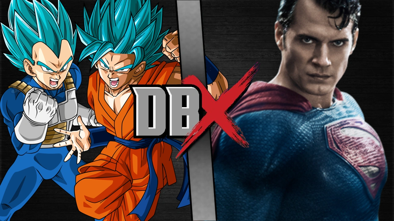 Goku And Vegeta Vs Superman And Batman