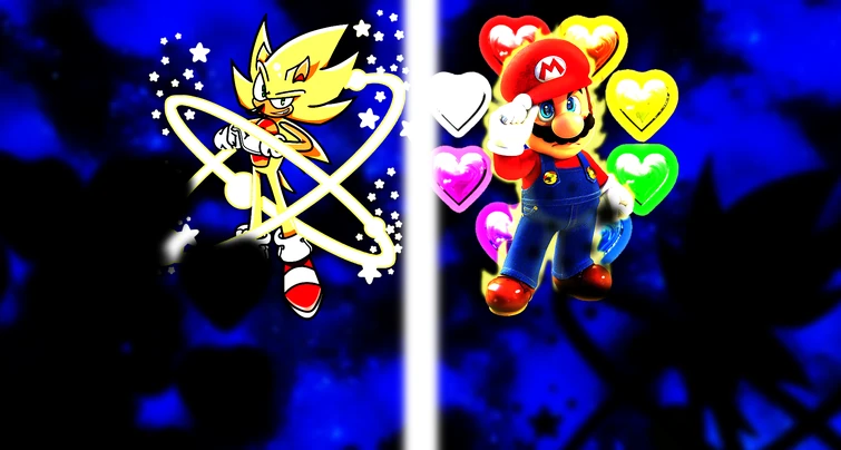 Super Star Mario Vs Super Sonic | DBX Fanon Wikia | Fandom
