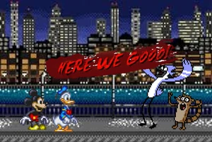 Donald and Mickey vs. Mordecai and Rigby | DBX Fanon Wikia | Fandom