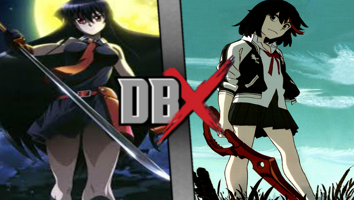 Akame Vs Ryuko Matoi Dbx Fanon Wikia Fandom