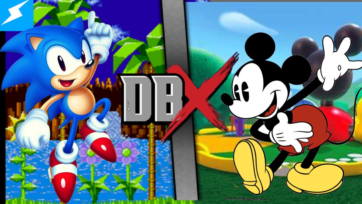 Sonic The Hedgehog Vs Mickey Mouse Dbx Fanon Wikia Fandom