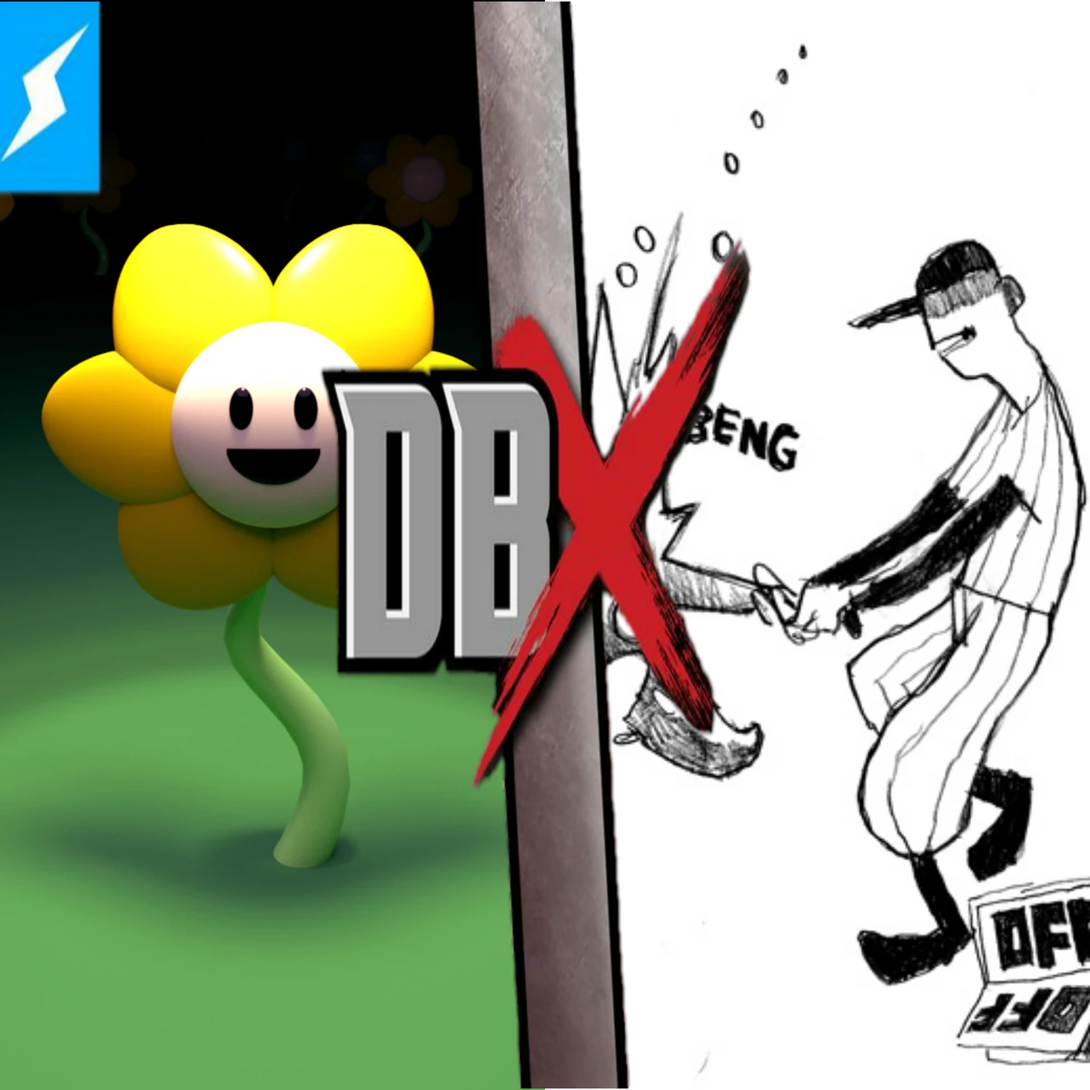 Flowey vs. The Batter | DBX Fanon Wikia | Fandom