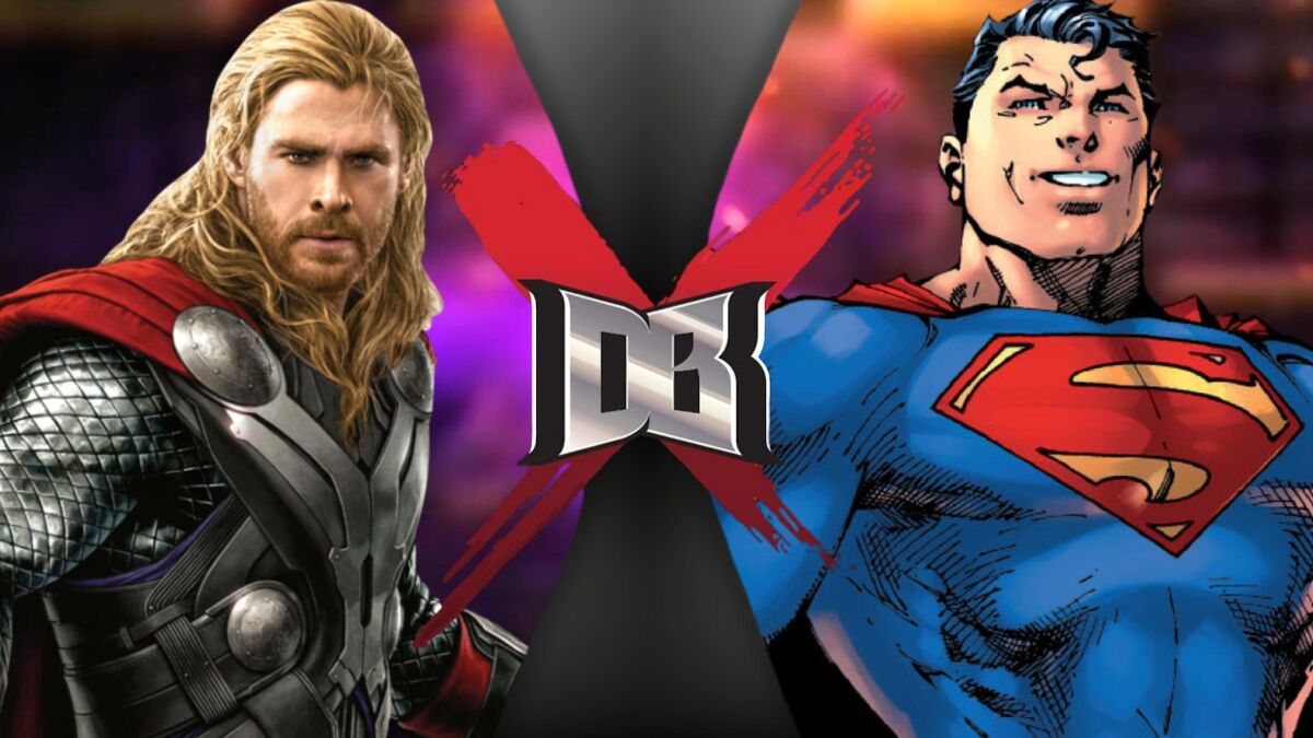 Superman Vs Thor Super Power Beat Down