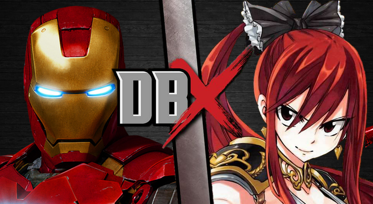 Iron Man Vs Erza Scarlet Dbx Fanon Wikia Fandom
