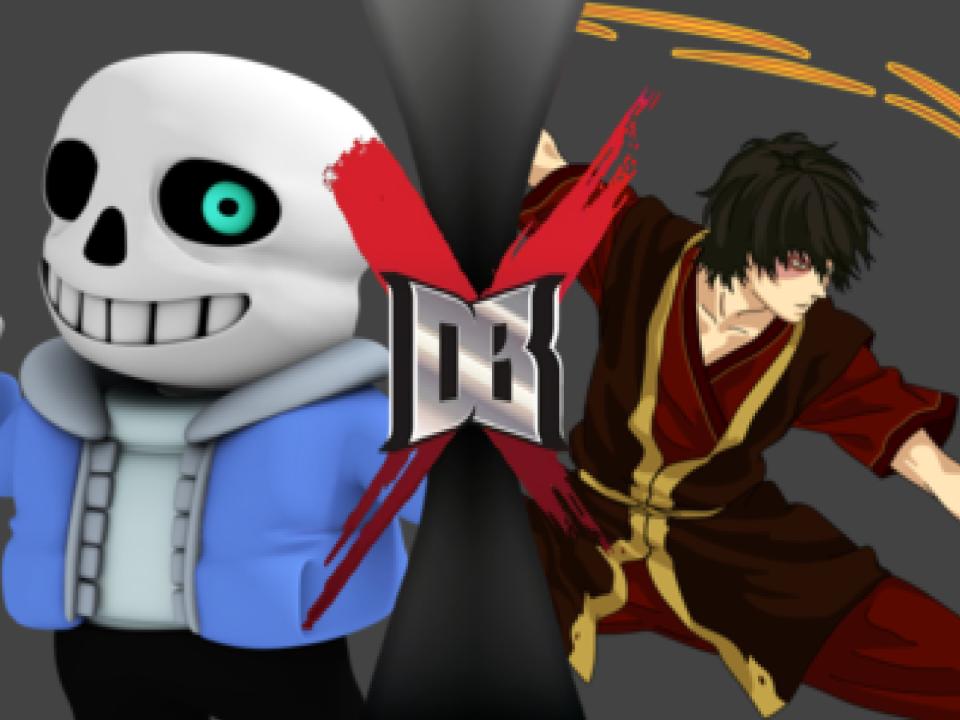 Sans Vs Zuko Dbx Fanon Wikia Fandom