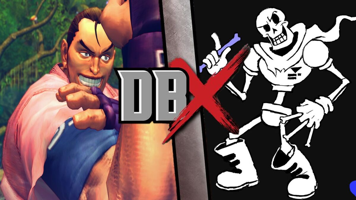 Dan Hibiki Vs Papyrus Dbx Fanon Wikia Fandom