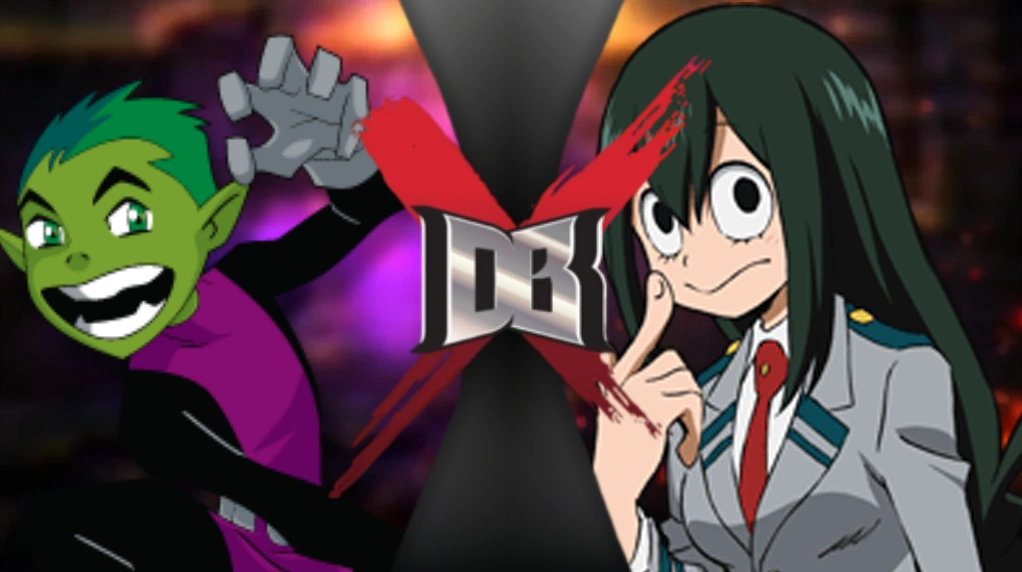 Beast Boy vs Tsuyu | DBX Fanon Wikia | Fandom
