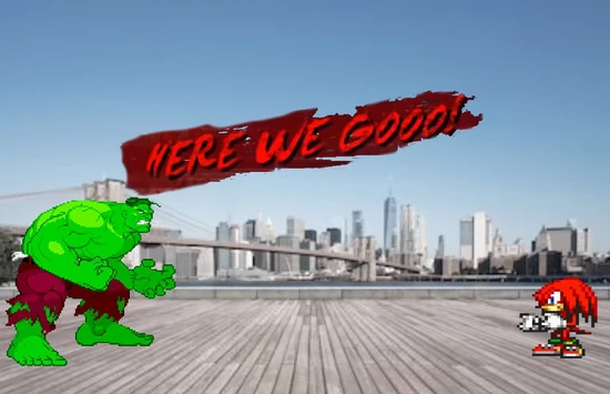 Hulk VS Knuckles | DBX Fanon Wikia | Fandom