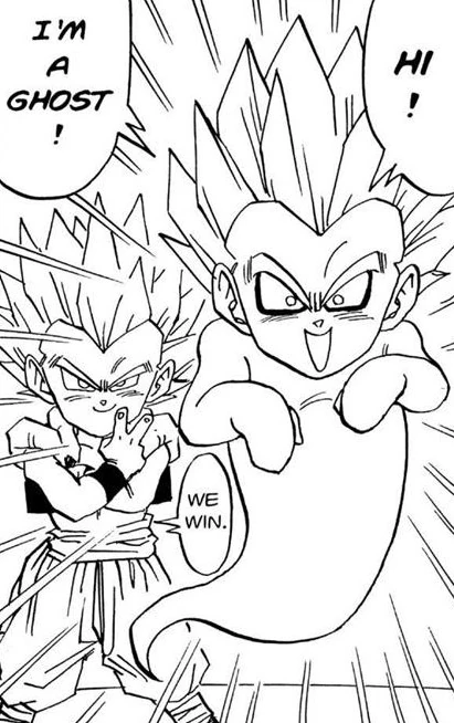 dragon ball z coloring pages gotenks ssj