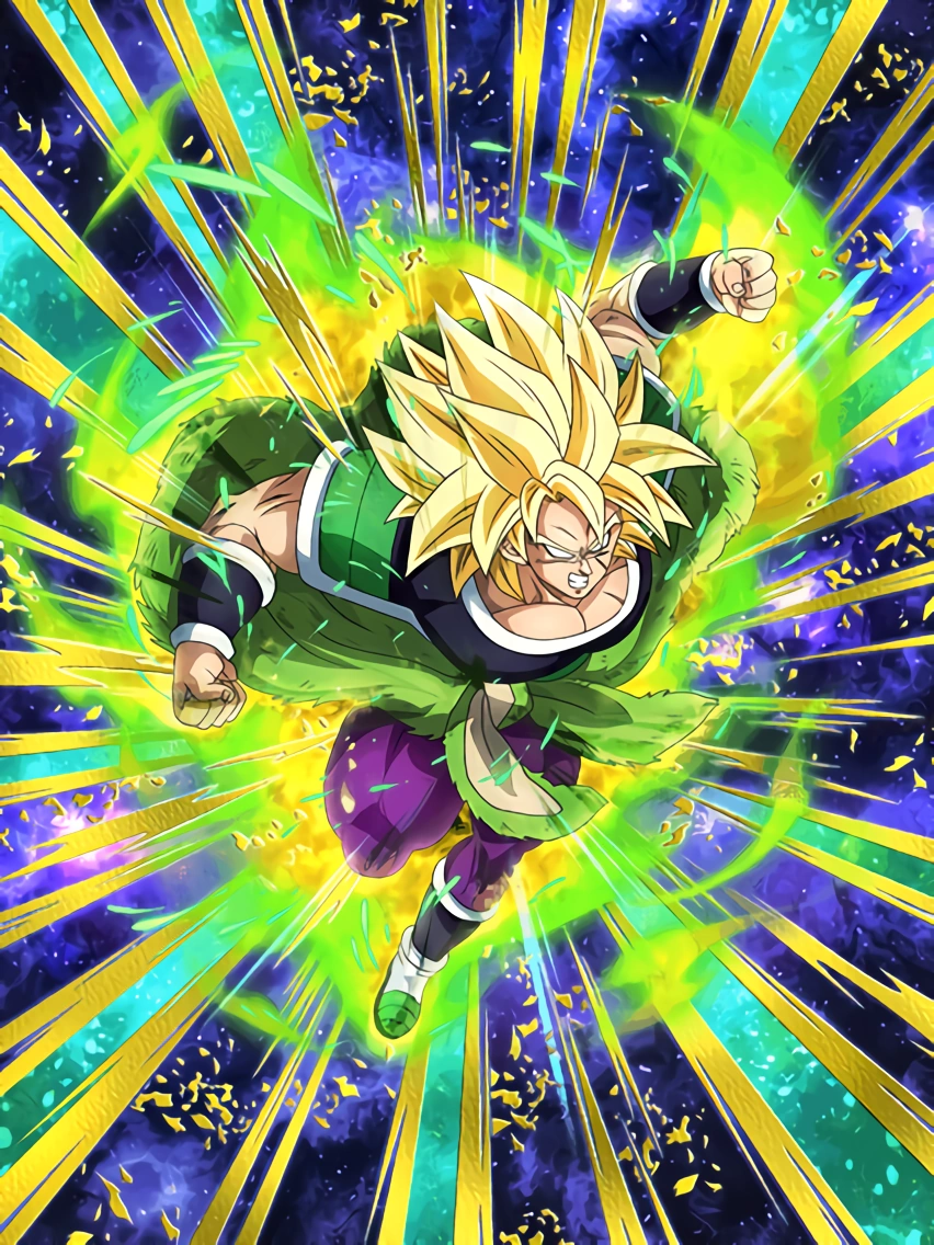 Fury and Battle Instinct Super Saiyan Broly | Dragon Ball Z Dokkan ...
