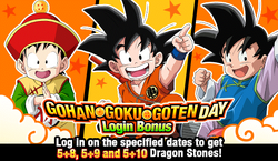 Gohan, Goku and Goten Day Campaign! | Dragon Ball Z Dokkan Battle Wiki ...