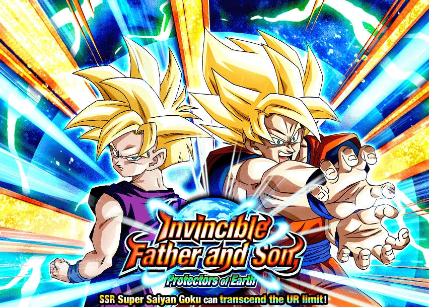 Invincible Father and Son, Protectors of Earth | Dragon Ball Z Dokkan ...
